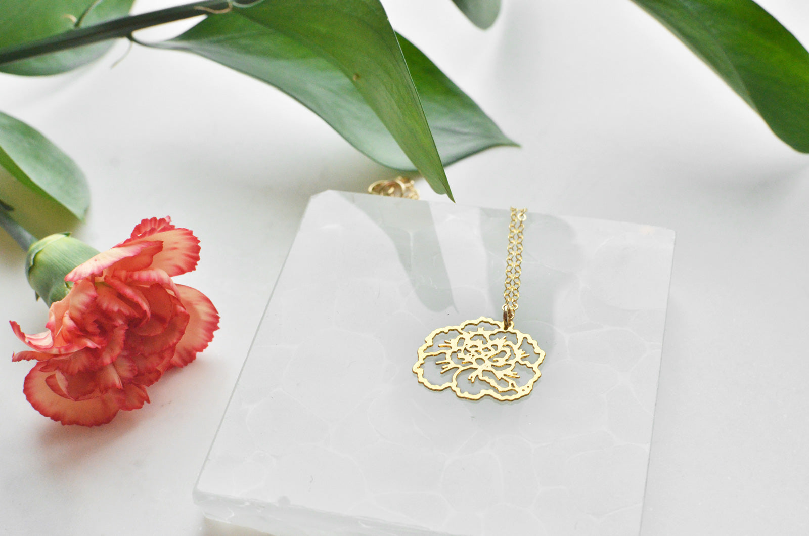January Birth Flower - Carnation – Brevity Jewelry