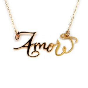 Amor Endearment Necklace - Brevity Jewelry - USA Made