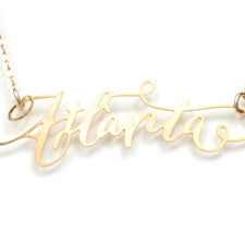 Atlanta City Love Necklace - Brevity Jewelry - USA Made