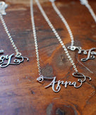 custom calligraphy – Brevity Jewelry