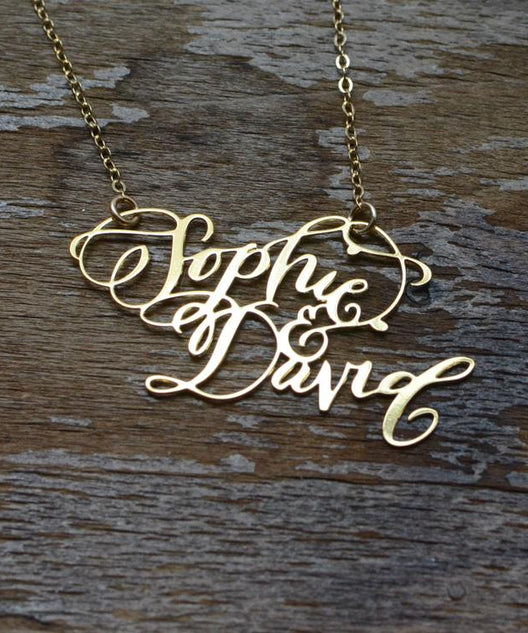 custom calligraphy – Brevity Jewelry