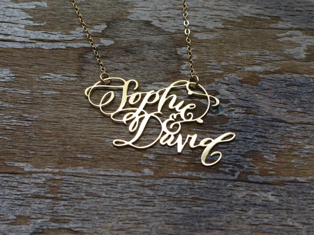 custom calligraphy – Brevity Jewelry