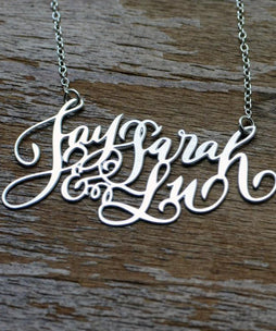 custom calligraphy – Brevity Jewelry