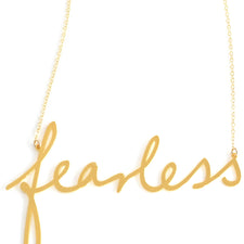 Fearless Empowerment Necklace - Brevity Jewelry - Self Love