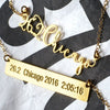 26.2 Chicago Marathon Necklace - Gift for Runners - Brevity – Brevity ...