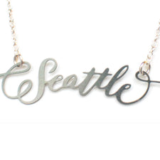 Seattle City Love Necklace - Brevity Jewelry - USA Made