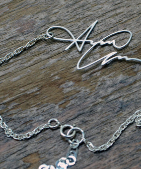 custom signature – Brevity Jewelry