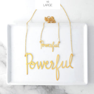 Truth Necklace - Brevity Jewelry - Self Love - Made in USA