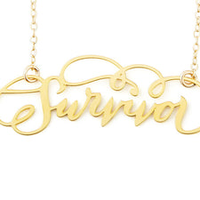 Survivor Necklace - Brevity Jewelry - USA Made